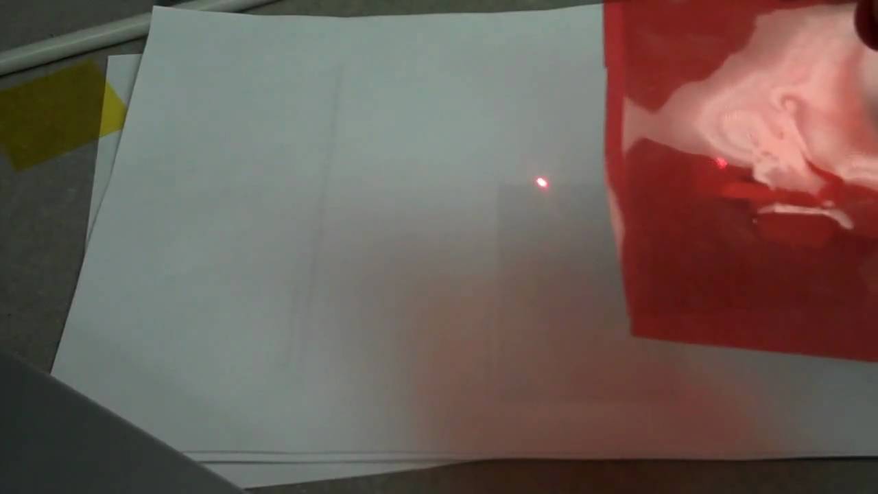 Color example with lasers - YouTube