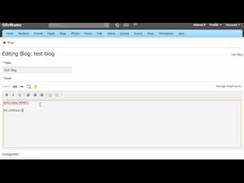 Blog Draft BUG - Publishes Draft without clicking 'Publish' - PhpFox RC 3 V. 3 - YouTube