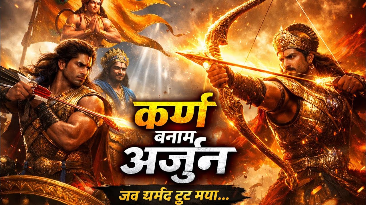 Karn Vs Arjun | अगर कृष्ण और हनुमान न होते तो क्या होता? Mahabharat ...