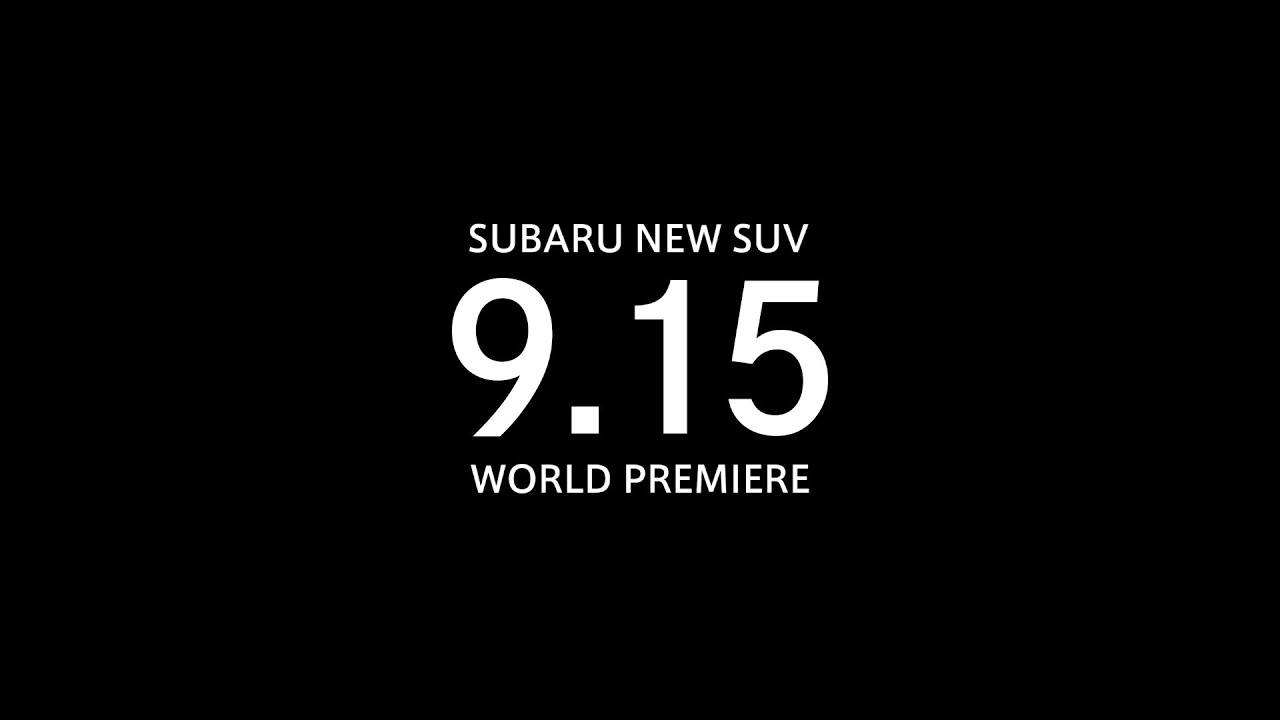 SUBARU NEW SUV TEASER MOVIE - YouTube