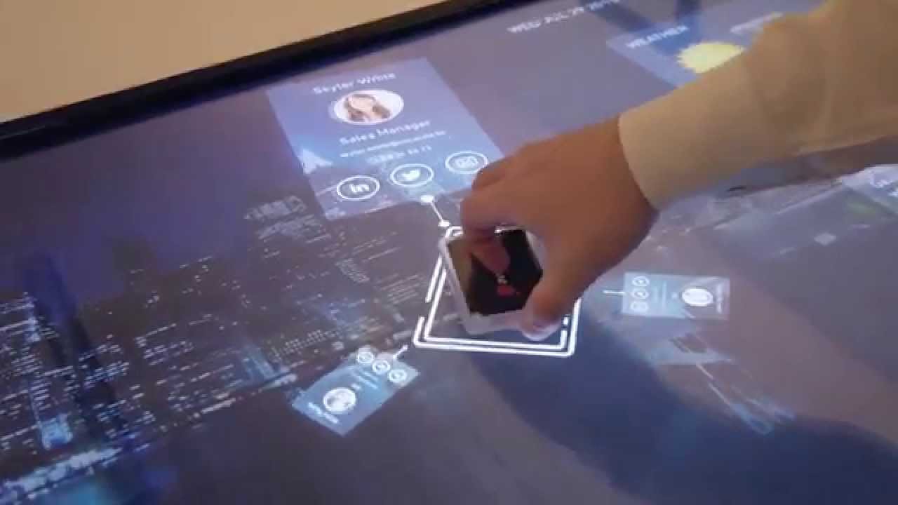 Interactive Meeting Table MEC - YouTube