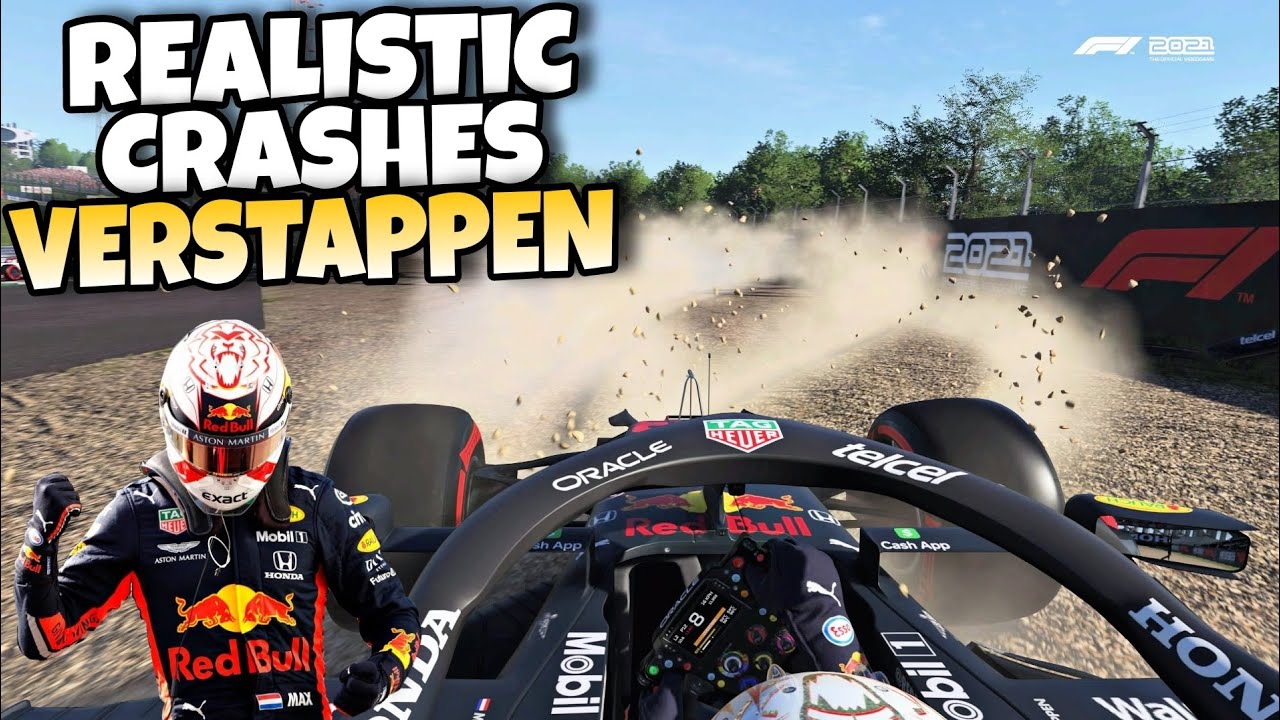 REALISTIC F1 CRASHES MAX VERSTAPPEN 2015-2021 - YouTube