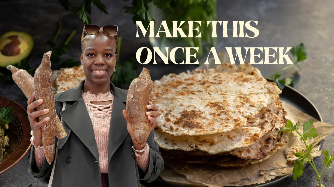 GLUTEN-FREE CASSAVA FLATBREAD: cooking tips, meal prep, grocery tips | Ep. 59 | Creative Phebe ...