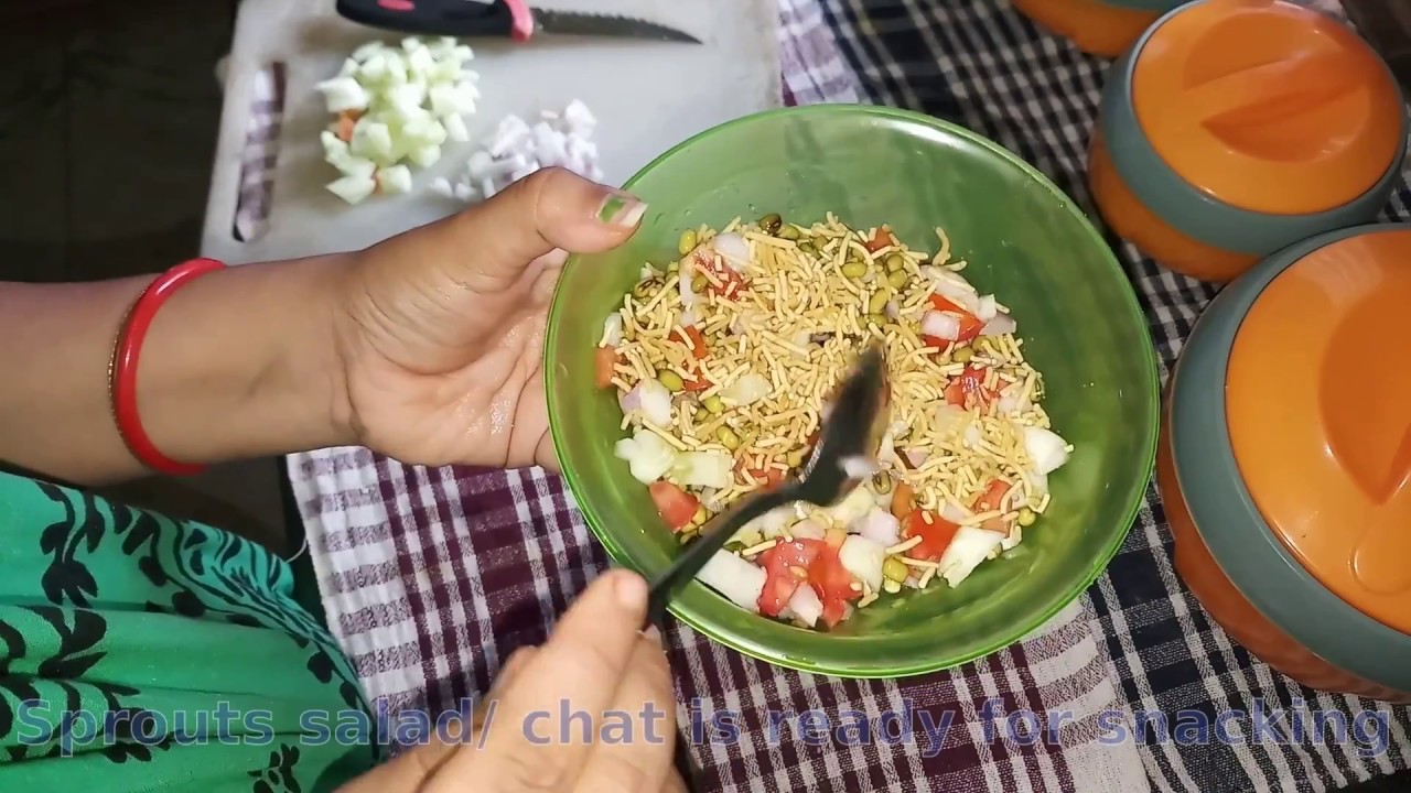 Sprouts salad/ Chat - YouTube