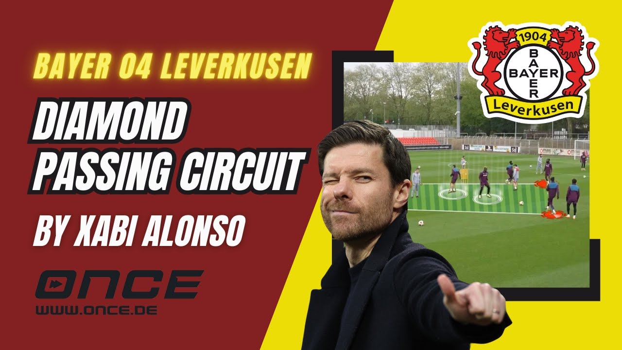 Bayer 04 Leverkusen - diamond passing circuit by Xabi Alonso - YouTube