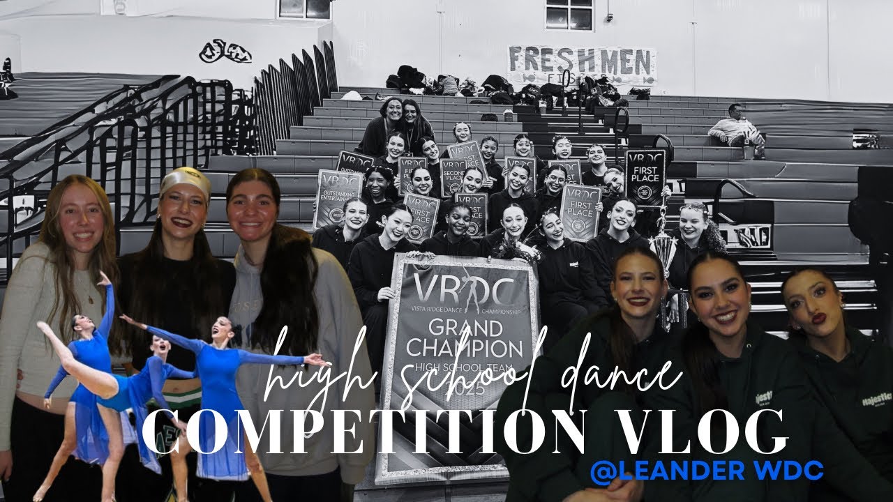 DANCE COMPETITION VLOG - high school dance team contest | Mae Honeycutt ...