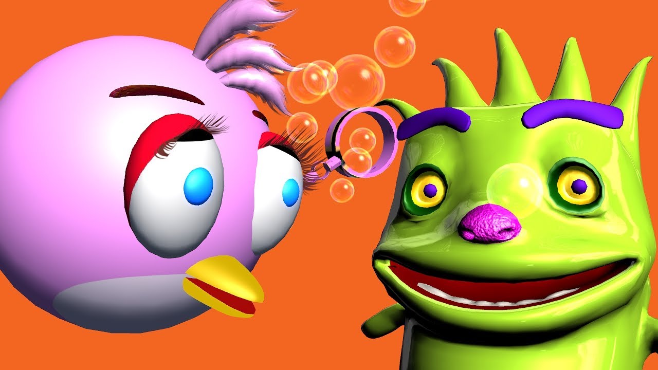 MEGA RUN starring ANGRY BIRDS ♫ 3D animated game mashup ☺ FunVideoTV ...