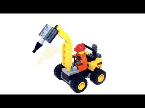 How To Build LEGO City Demolition Driller Set 30312 - YouTube