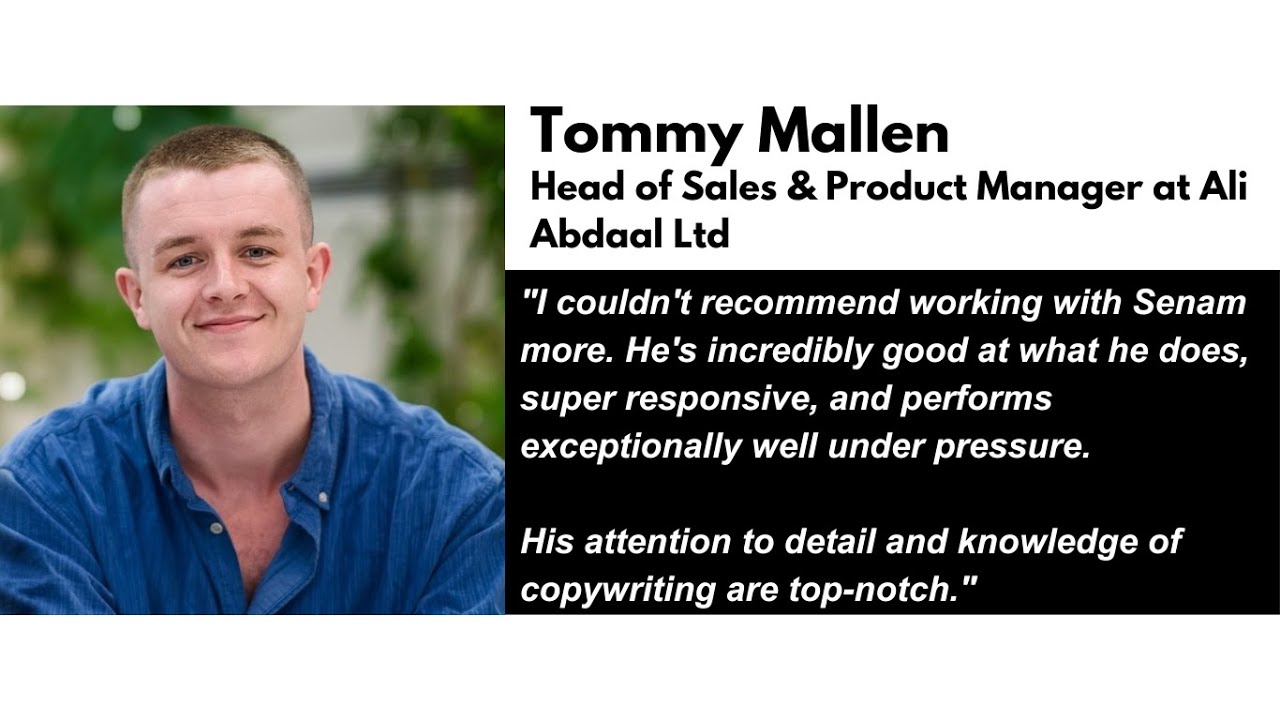 Tommy Mallen Testimonial - YouTube