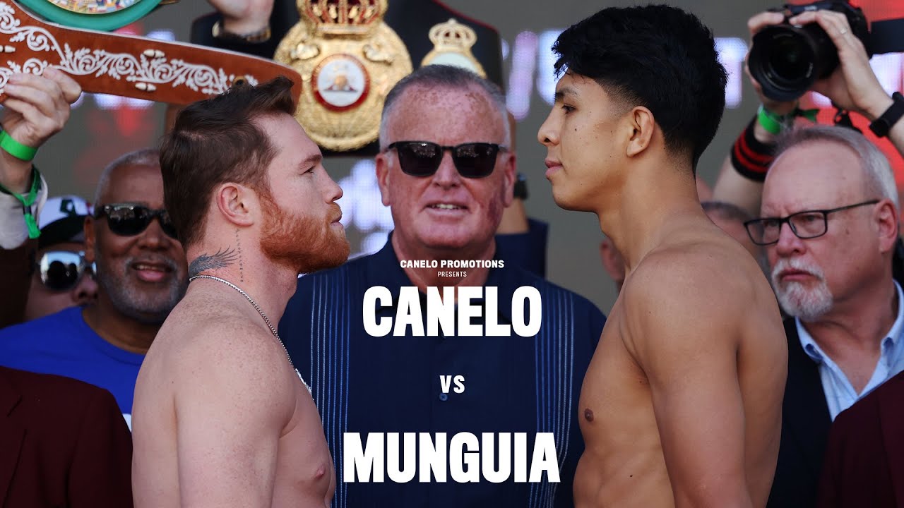 Canelo vs Munguia Final Face Off - YouTube