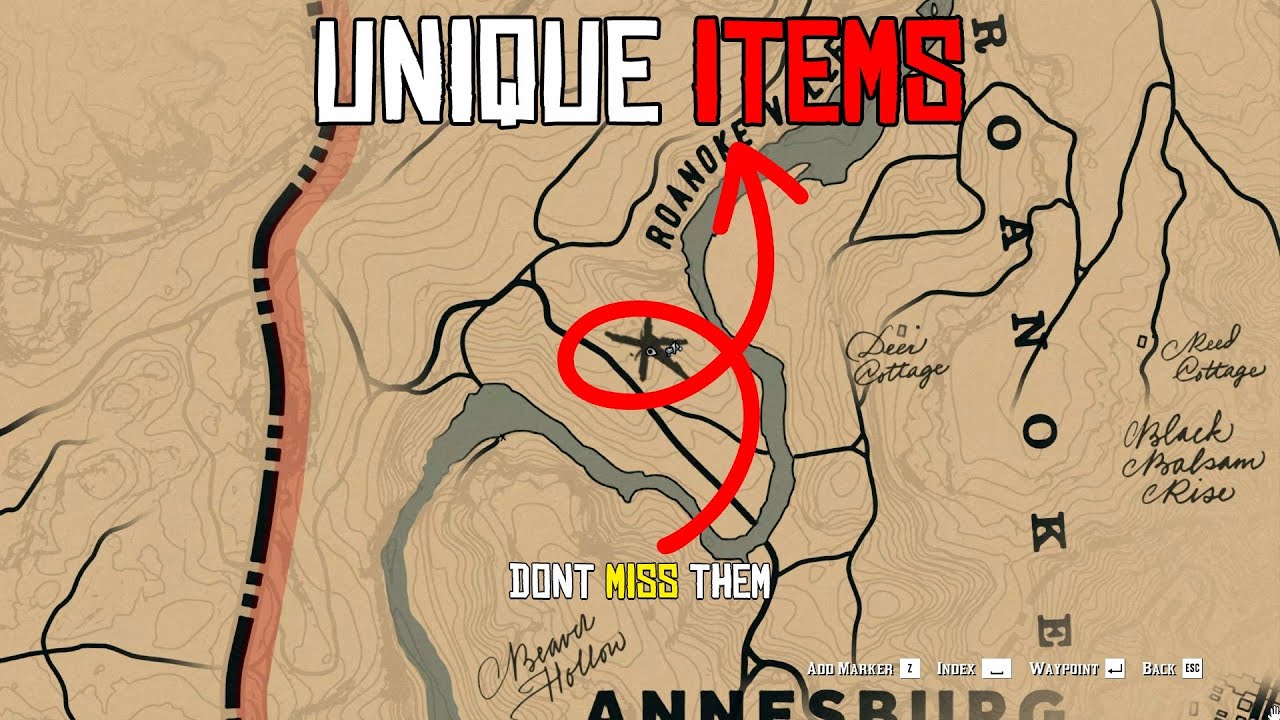 Two Rarest & unique items location & you can find them As Arthur - RDR2 ...