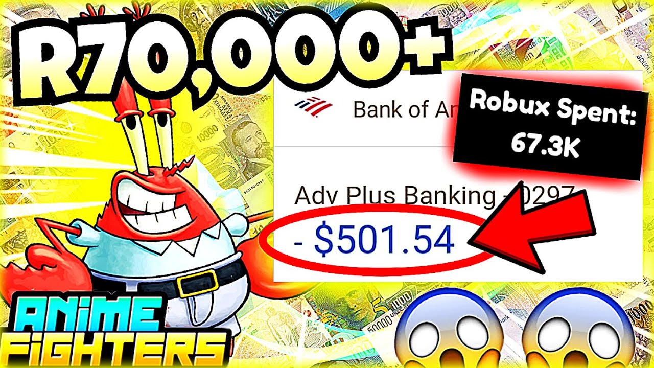 💰 I SPENT OVER $70,000+ ROBUX For My SECRET "OP" TEAM In Anime Fighters ...