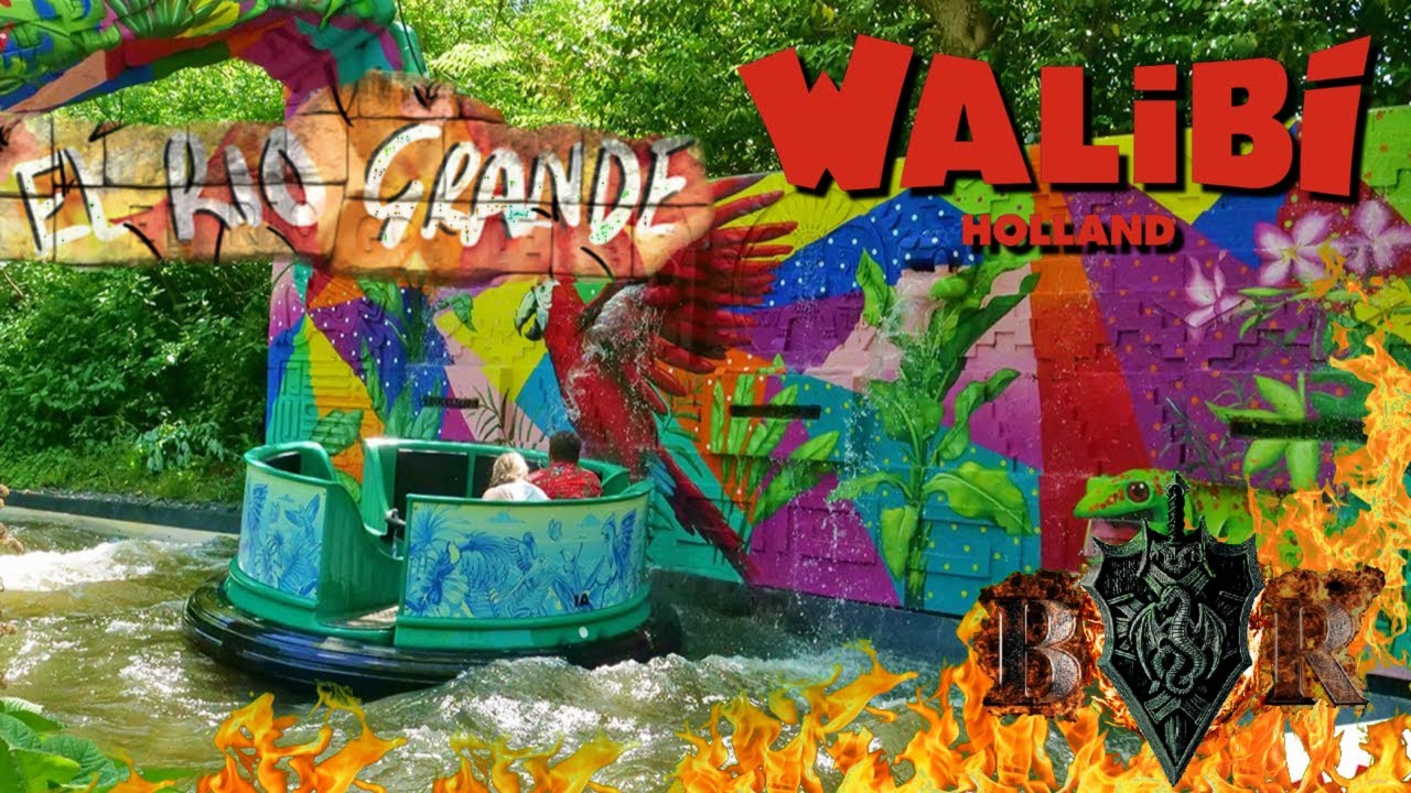 Walibi Holland: El Rio Grande - Onride - YouTube
