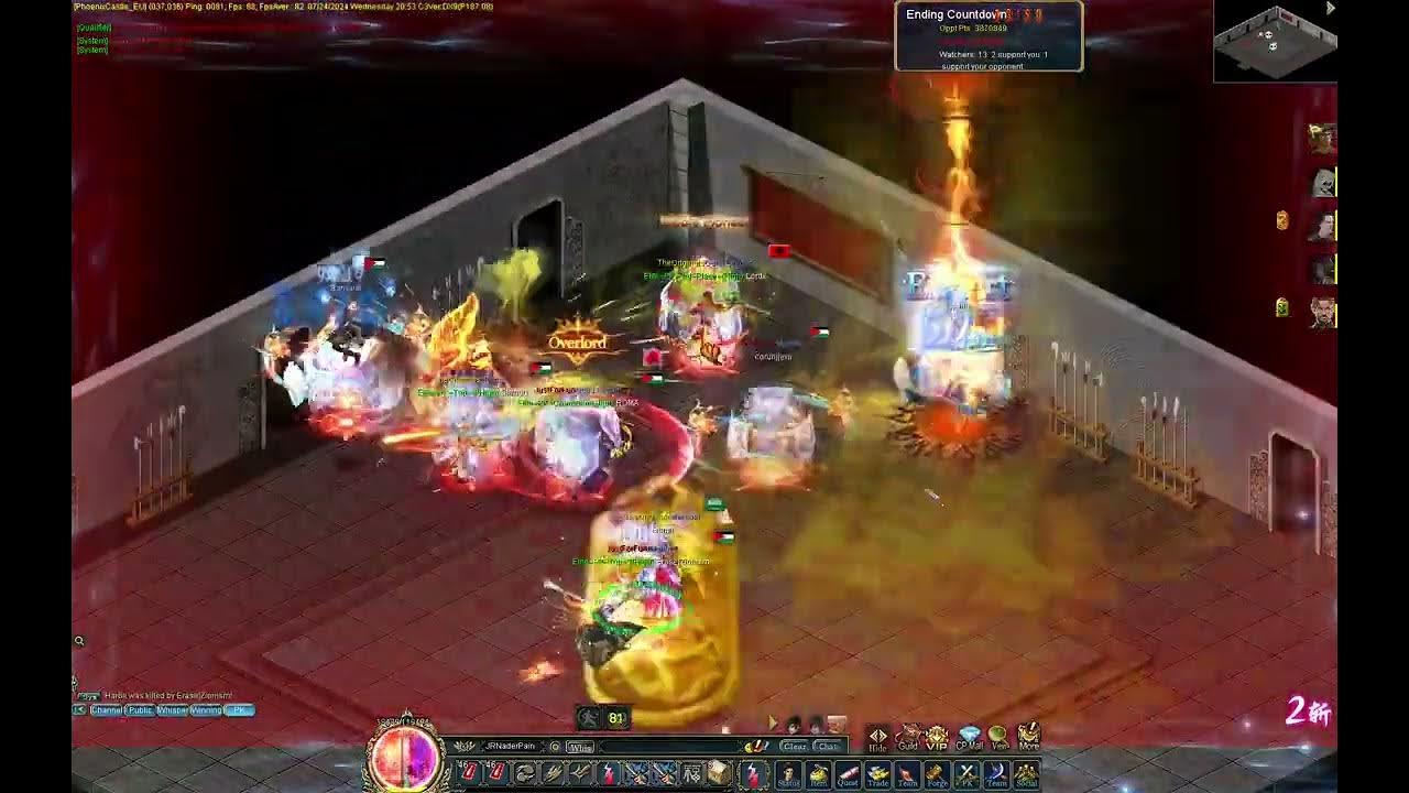 Server PhoenixCastle_EU skill team pk rank 1 #2 Conquer Online - YouTube