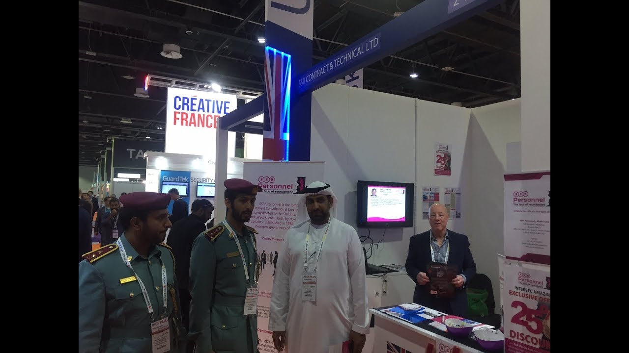 SSR Personnel Stand at Intersec 2017 (Middle East) - YouTube