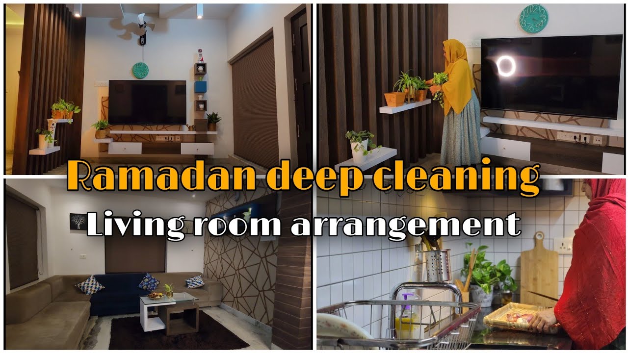 Ramadan deep cleaning | Daining and living room arrangement | Naiza's ...
