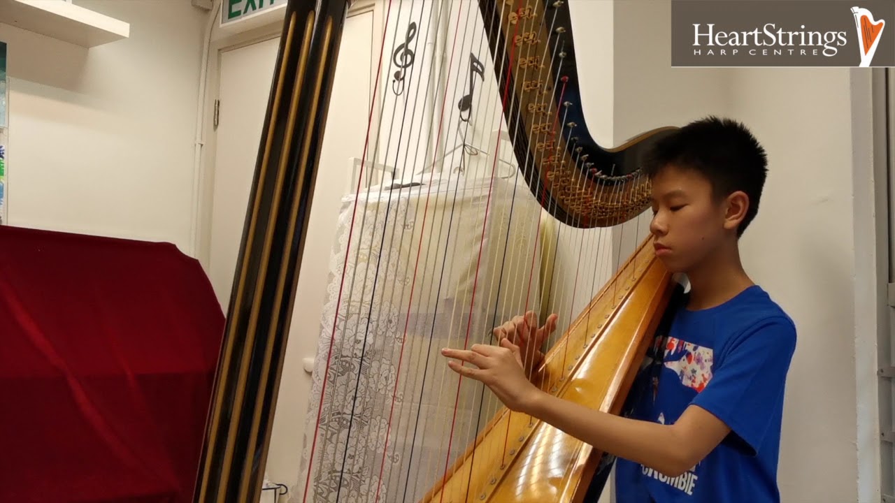 Cayden Harp Performing Titanic for Oxfam Music Marathon 2.0 Harp Centre ...