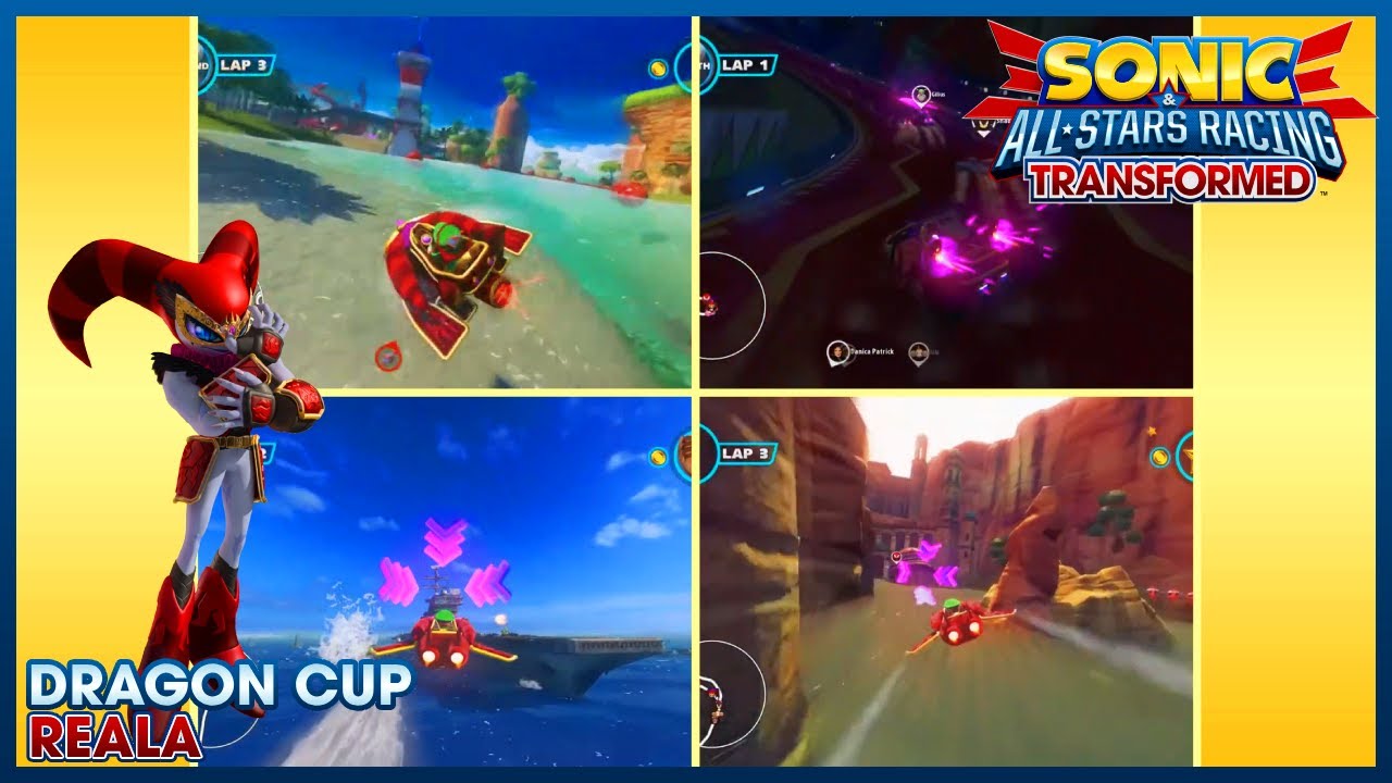 Sonic & All-Stars Racing Transformed - Dragon Cup - Reala - YouTube