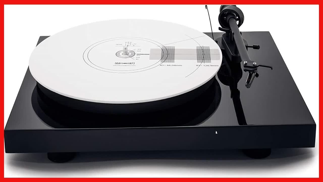 Hudson Hi Fi Turntable Cartridge Alignment Protractor Mat Single Sided ...