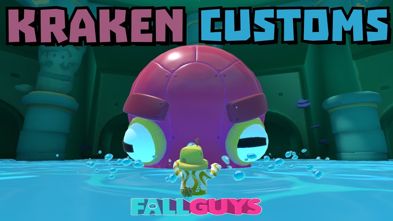 FALL GUYS - Kraken Slam CUSTOMS #fallguys #customs #casual - YouTube
