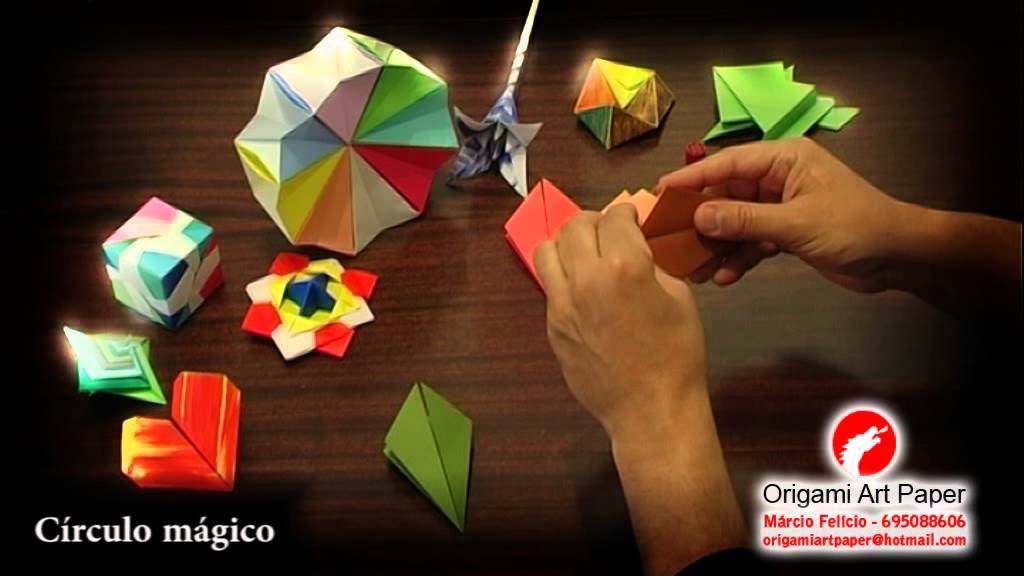 Origami Art Paper - Círculo Mágico - YouTube