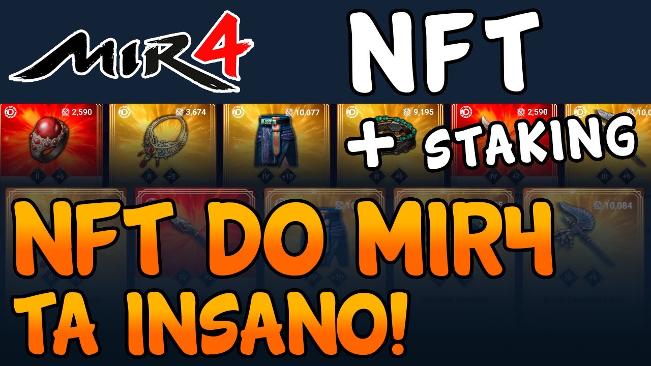MIR4 - NFT, XDRACO, COMPRA E VENDA DE PERSONAGENS E ITENS! - YouTube