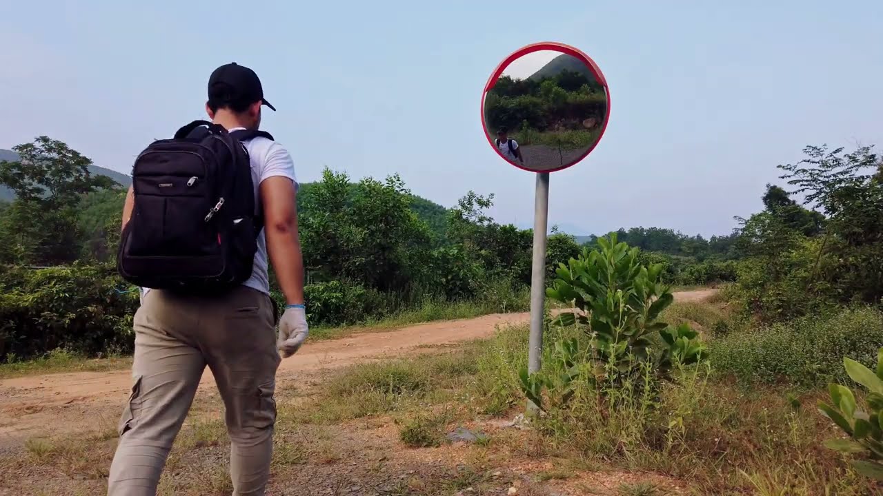 04 SOLO TREKKING】Adventure Trekking Alone | Relaxing a pool under the ...