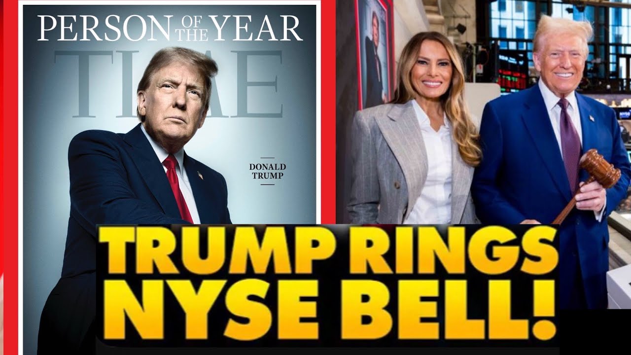 Trump Makes Massive Announcement News Ringing the bell at NY Stock ...