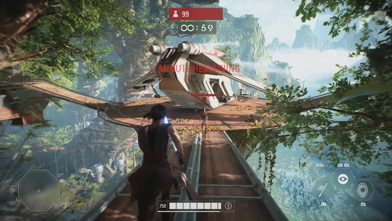 STAR WARS BATTLEFRONT 2 (2017): Onslaught Arcade Custom Gameplay - YouTube