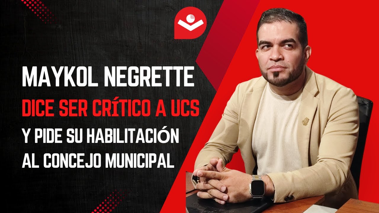 Negrette pide su habilitación al Concejo y dice ser crítico a UCS - YouTube