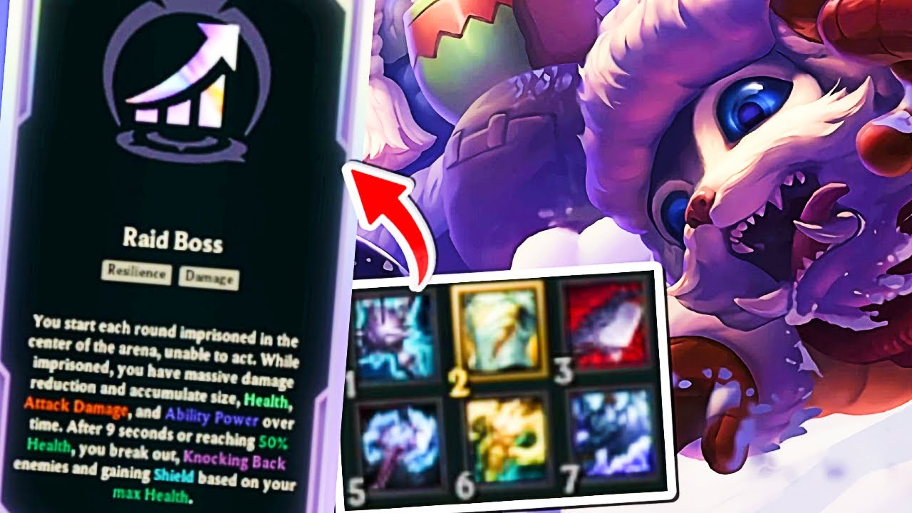 6 PRISMATIC ITEMS RAID BOSS GNAR IS OVERPOWERED IN ARENA!!! Season 15 ...