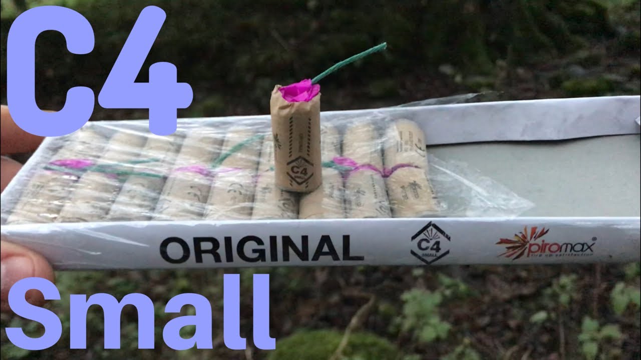 Petarda c4 small pxp312 POLENBÖLLER firecracker [bombashop] - YouTube