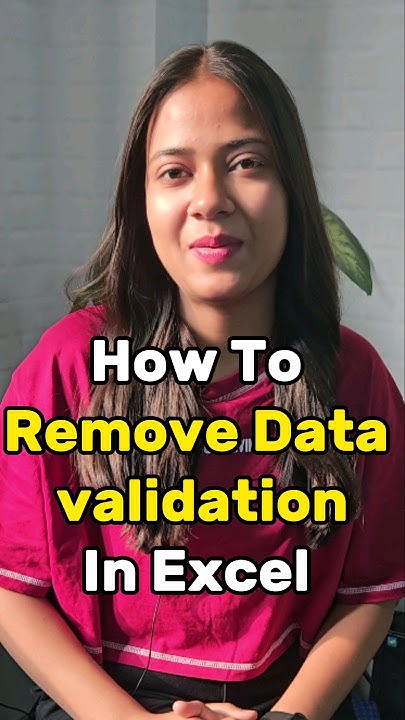 Remove data validation in excel | delete / remove a drop-down list in Microsoft Excel # ...