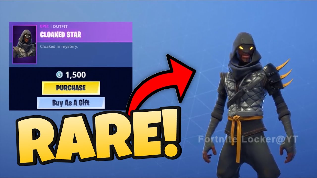 *RARE* CLOAKED STAR SKIN! (Fortnite Item Shop - 11 March) - YouTube