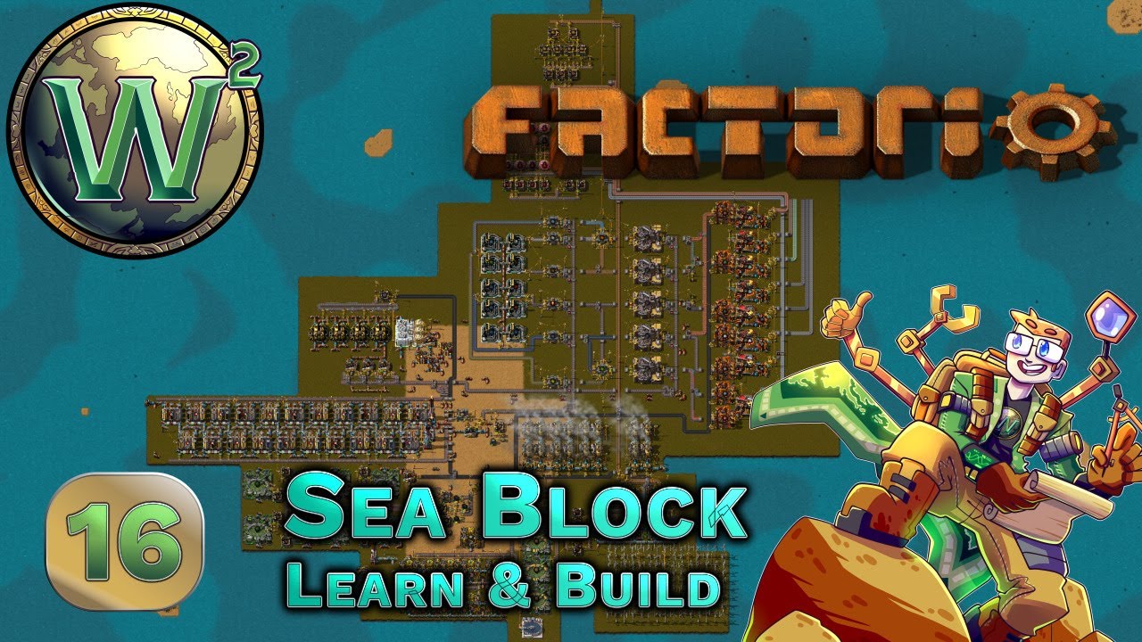 Factorio Sea Block Learn & Build - Fixes & Tweaks & Base Recap - Let's Play - Episode 16 - YouTube