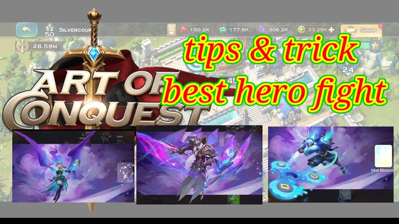 art of conquest best hero - YouTube