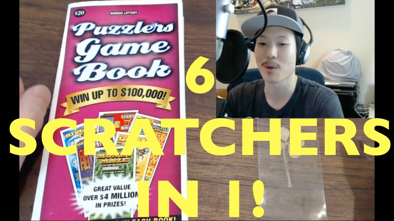 WOW 7 GAMES IN 1 SCRATCHER Puzzlers Game Book $20 Kansas Lottery ...