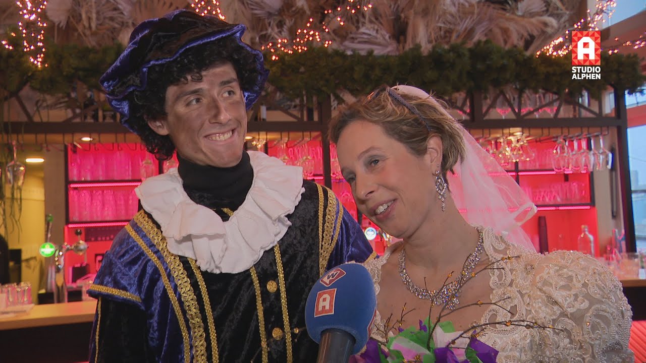 Een heel bijzondere bruiloft: juffrouw geeft jawoord aan piet op 5 ...