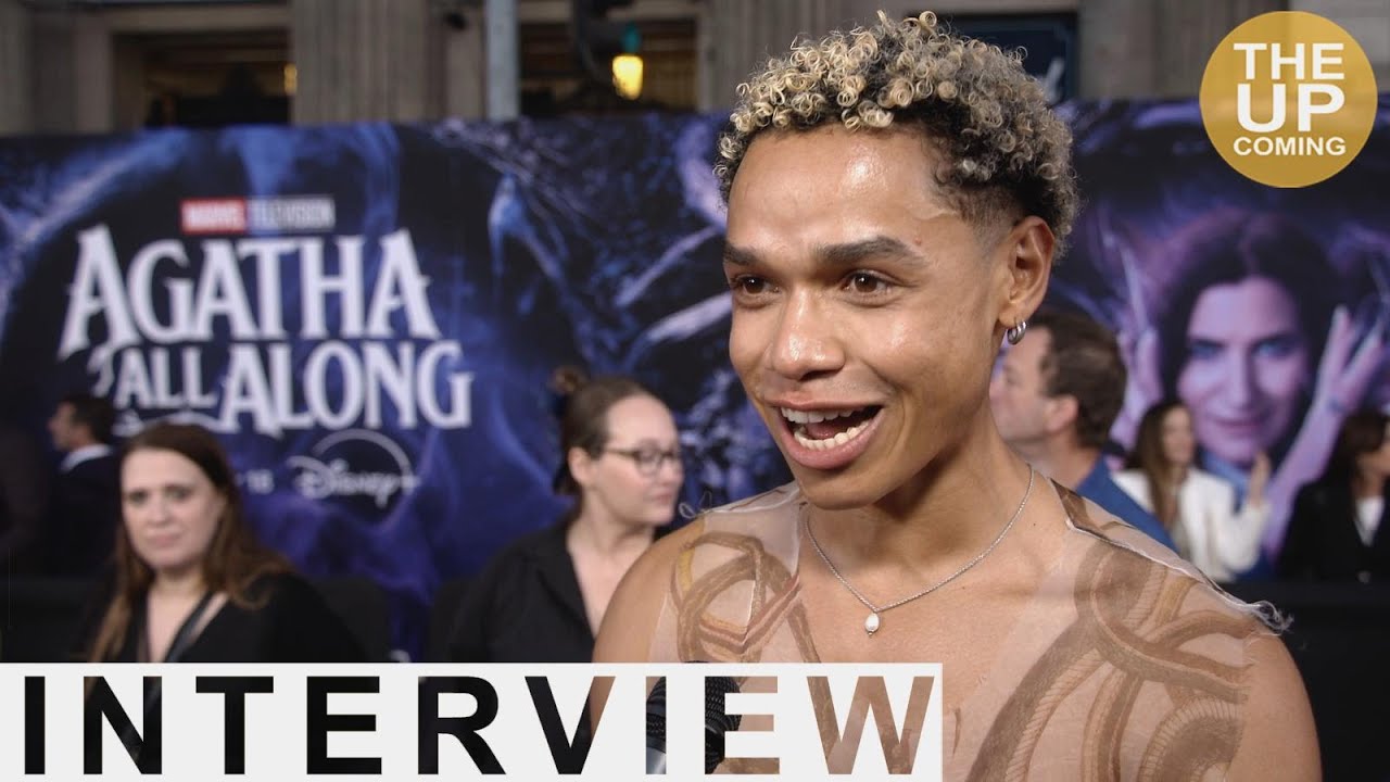 Miles Gutierrez-Riley interview Agatha All Along at Hollywood premiere ...