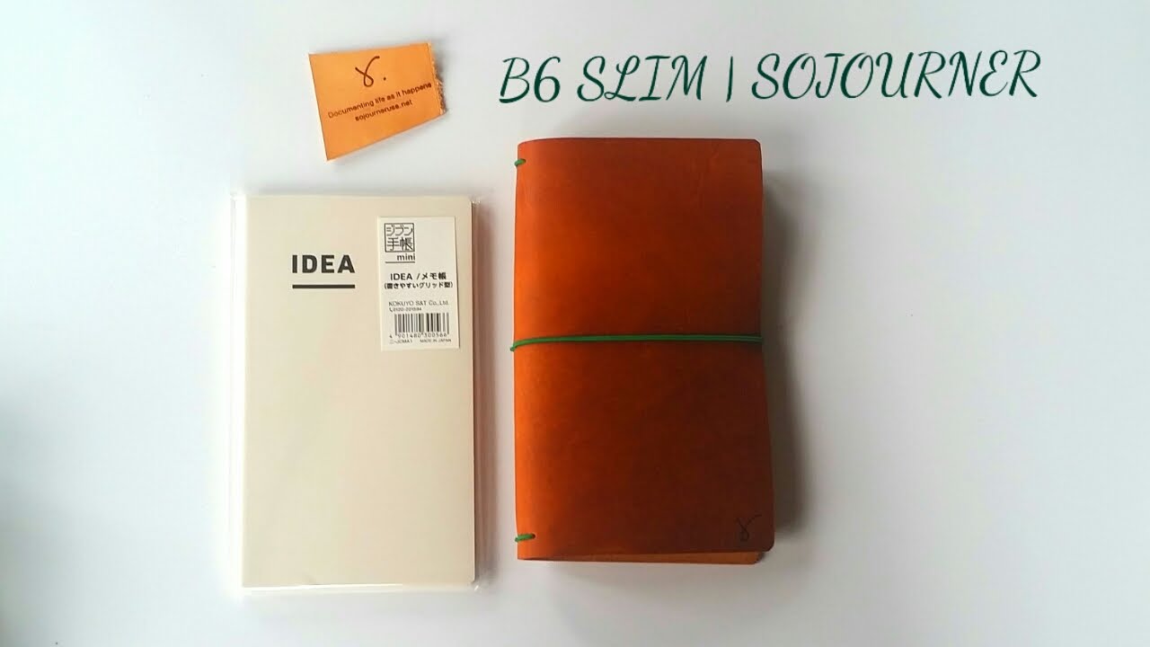 Sojourner B6 Slim Travelers Notebook YouTube sojourner-b6-slim-travelers-notebook-youtube