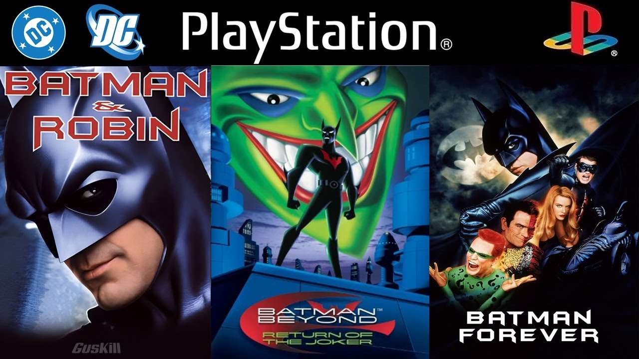 All Batman Games on PS1 - All DC Superheroes Games on PS1 - YouTube