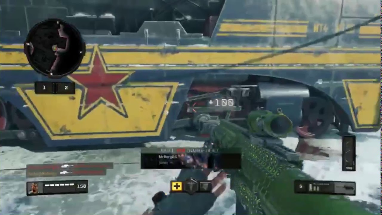 450 grader no scope 1v1v1v1 COD BO4 - YouTube