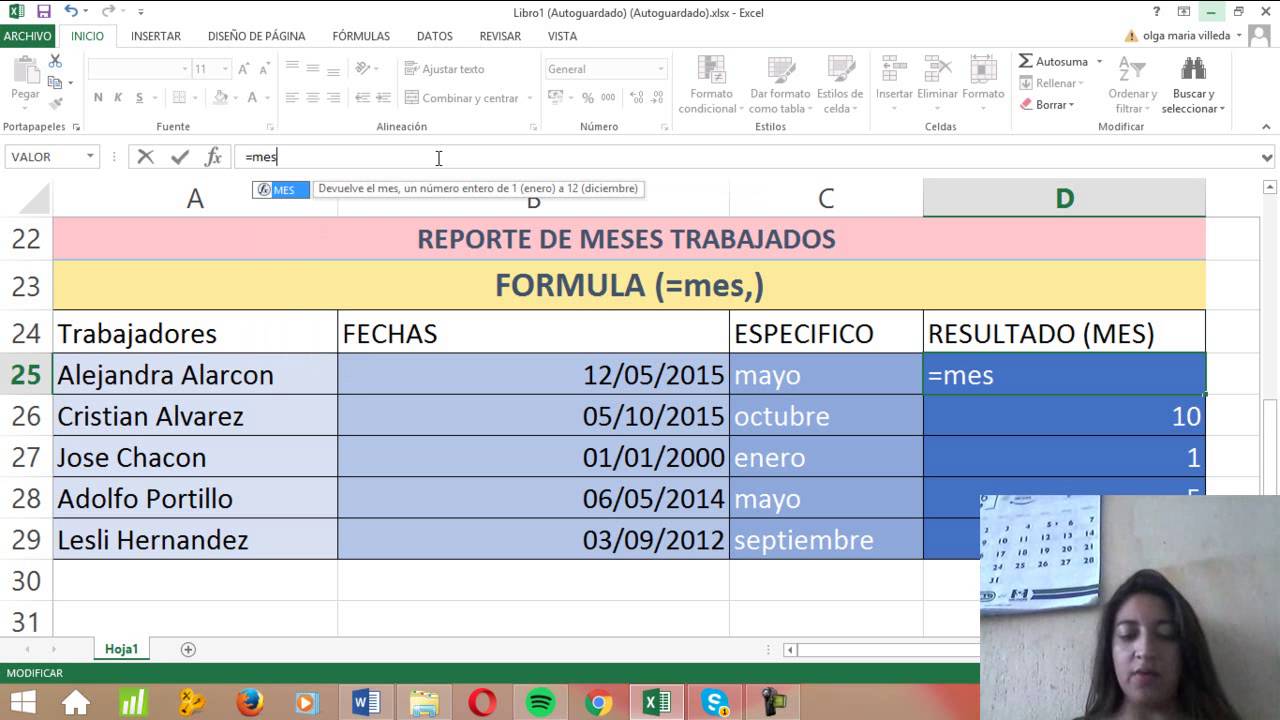 FORMULA MES - YouTube