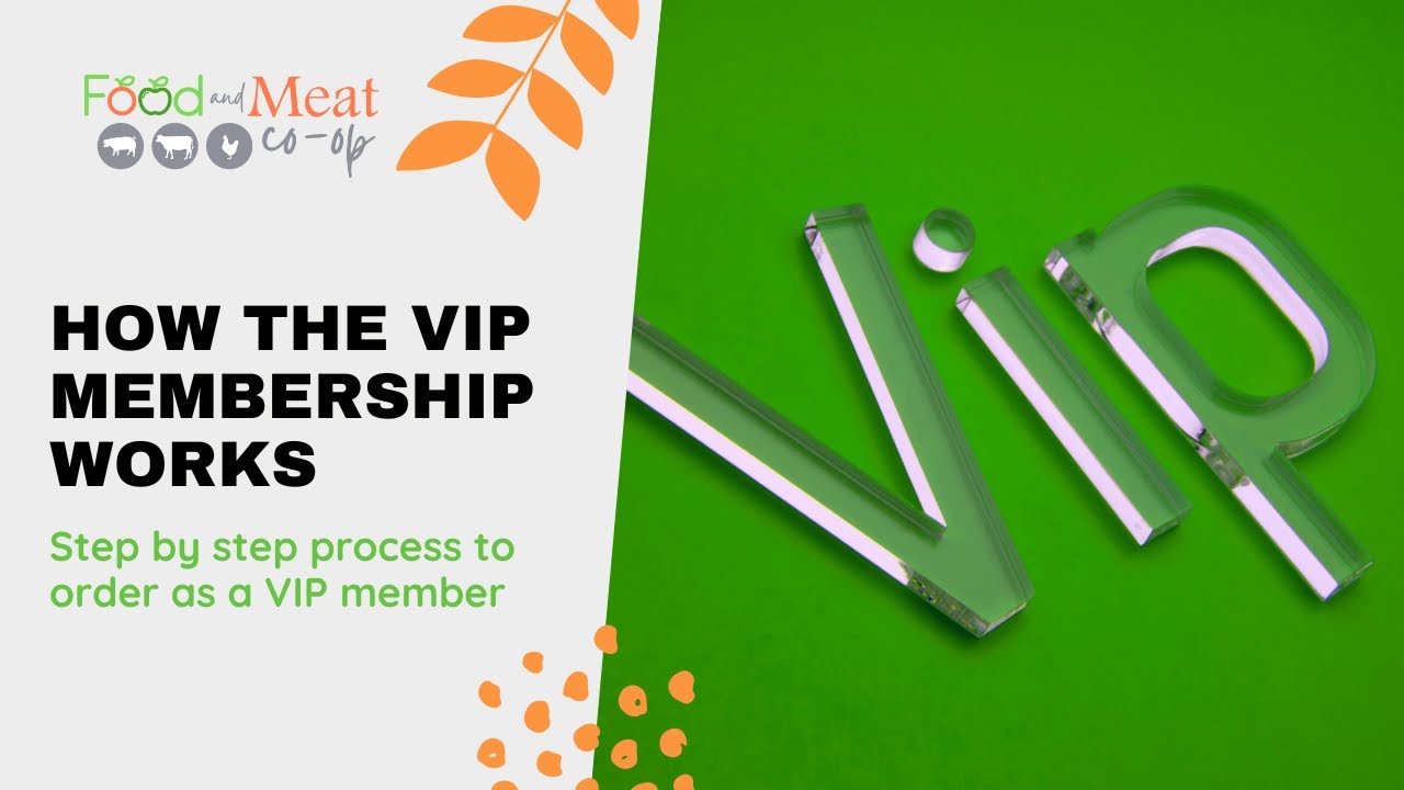How to Place an order for VIP Members - YouTube