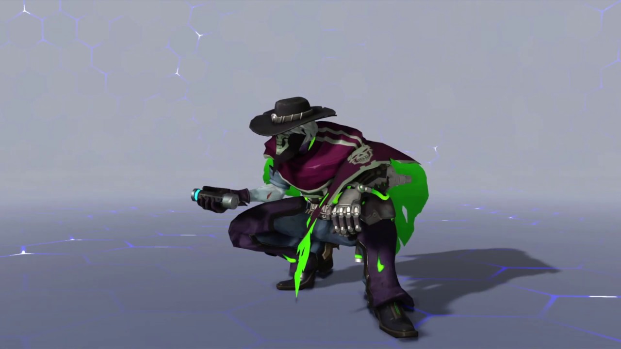 McCree Flashbang Victory Pose with all Legendary and Epic Skins (PS4 ...