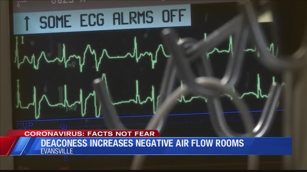 Deaconess adds negative air flow systems to hospital rooms - YouTube