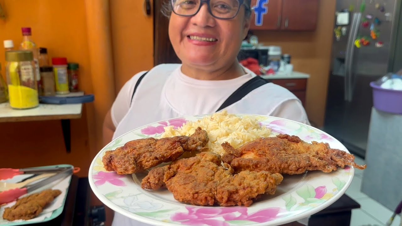 FILETE DE PECHUGA TIPO KFC a mi Estilo #Riquisimo #cocinandoconely ...
