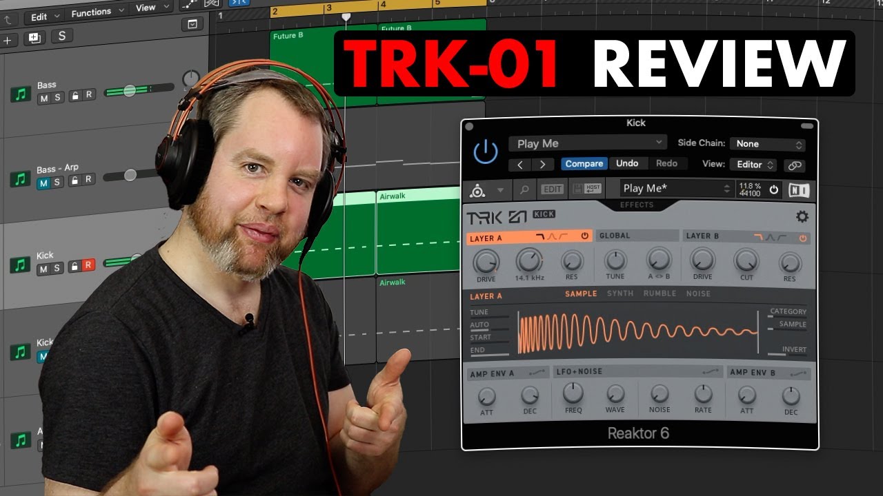 Native Instruments Reaktor TRK-01 Review & Tutorial - YouTube