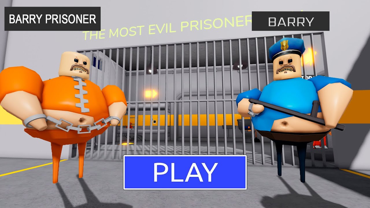 VERY SCARY OBBY BARRY'S PRISON RUN! FULL GAME Walkthrough - YouTube