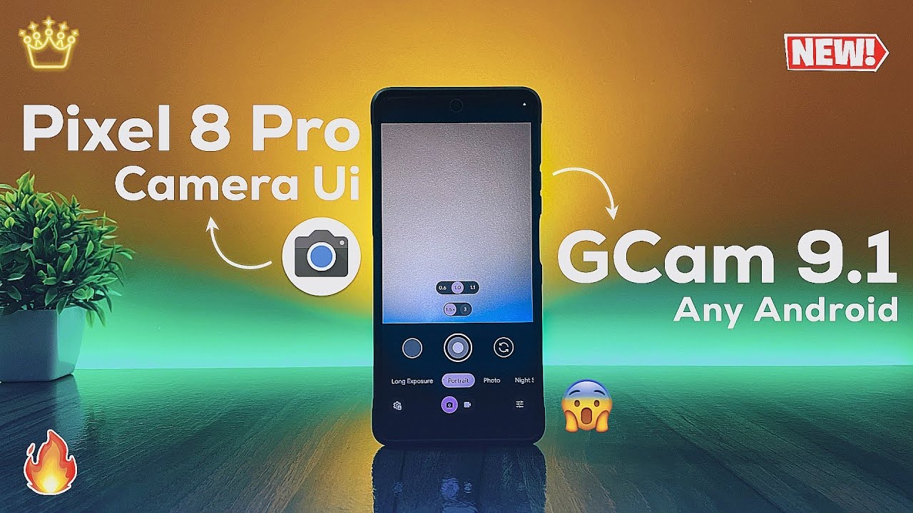 Pixel 8 Pro New Camera Ui | GCam 9.1 BSG v4 | Any Android 11+ - YouTube